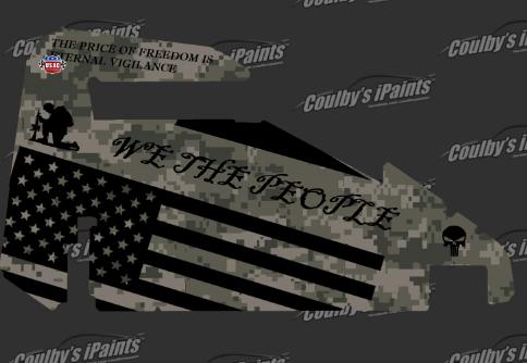 Military Tribute Midget by Blake Brannon - Trading Paints