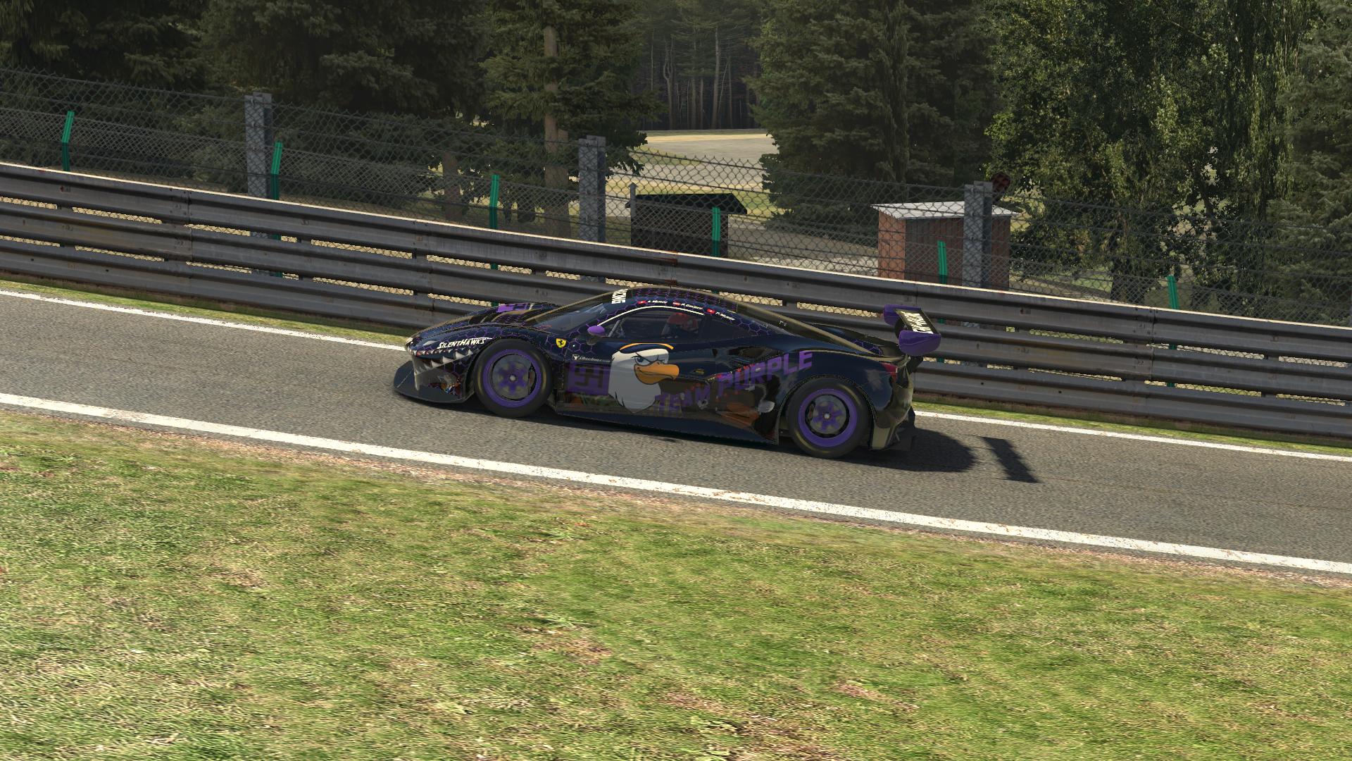 SHK-Racing Team Purple - Ferrari 488 GT3 by Adrian Murer - Trading Paints