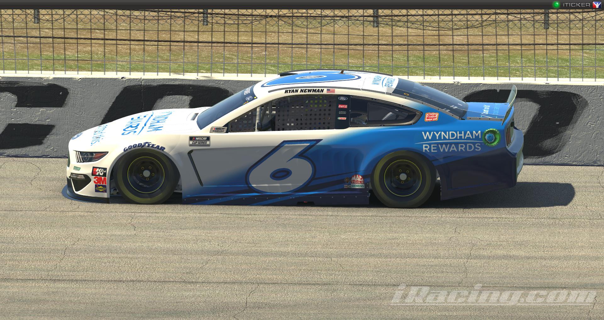 Ryan Newman #6 Wyndham V2 2020 NASCAR Cup Series by Ryan Broderick ...