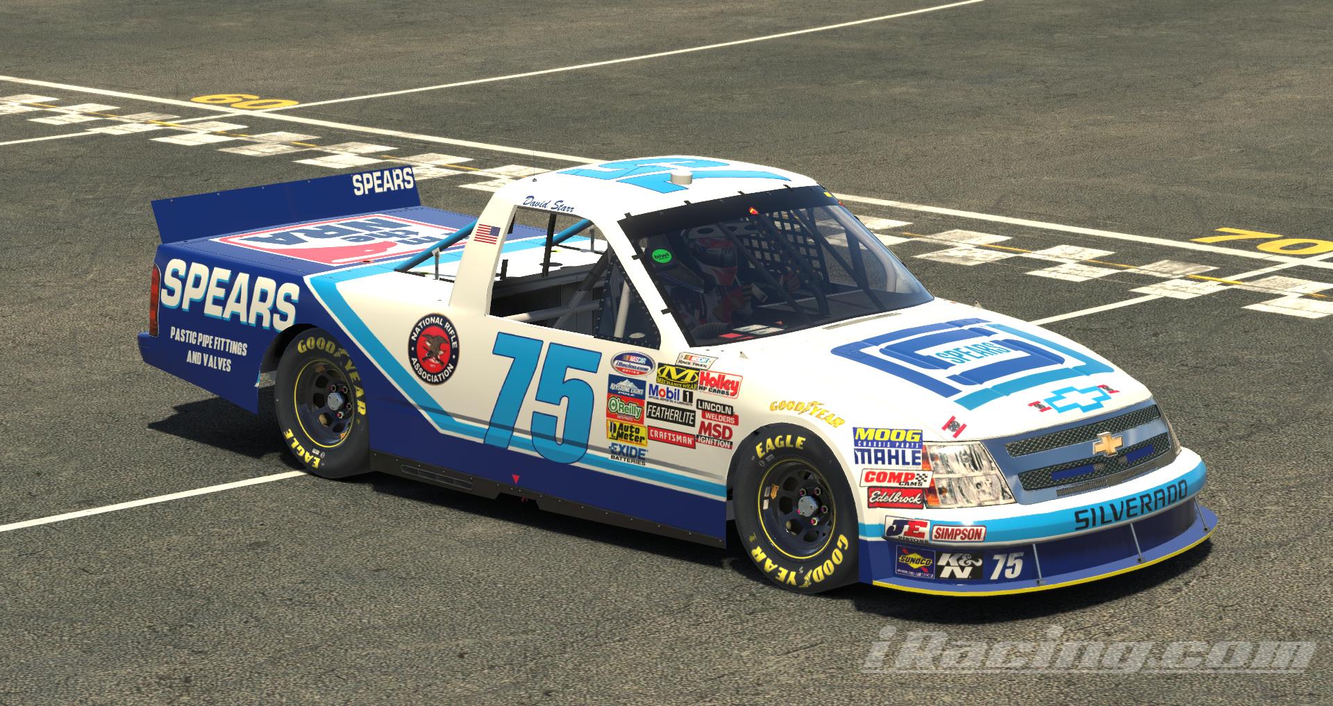 David Starr SPEARS Truck w/ Number by Dylan Nadwodny - Trading Paints