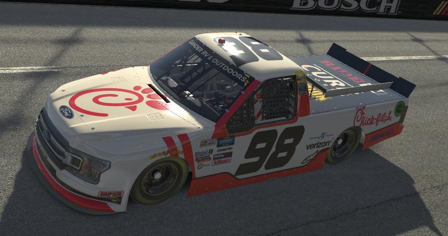 Chick Fil a Ford F150 No Number by Jack W. - Trading Paints