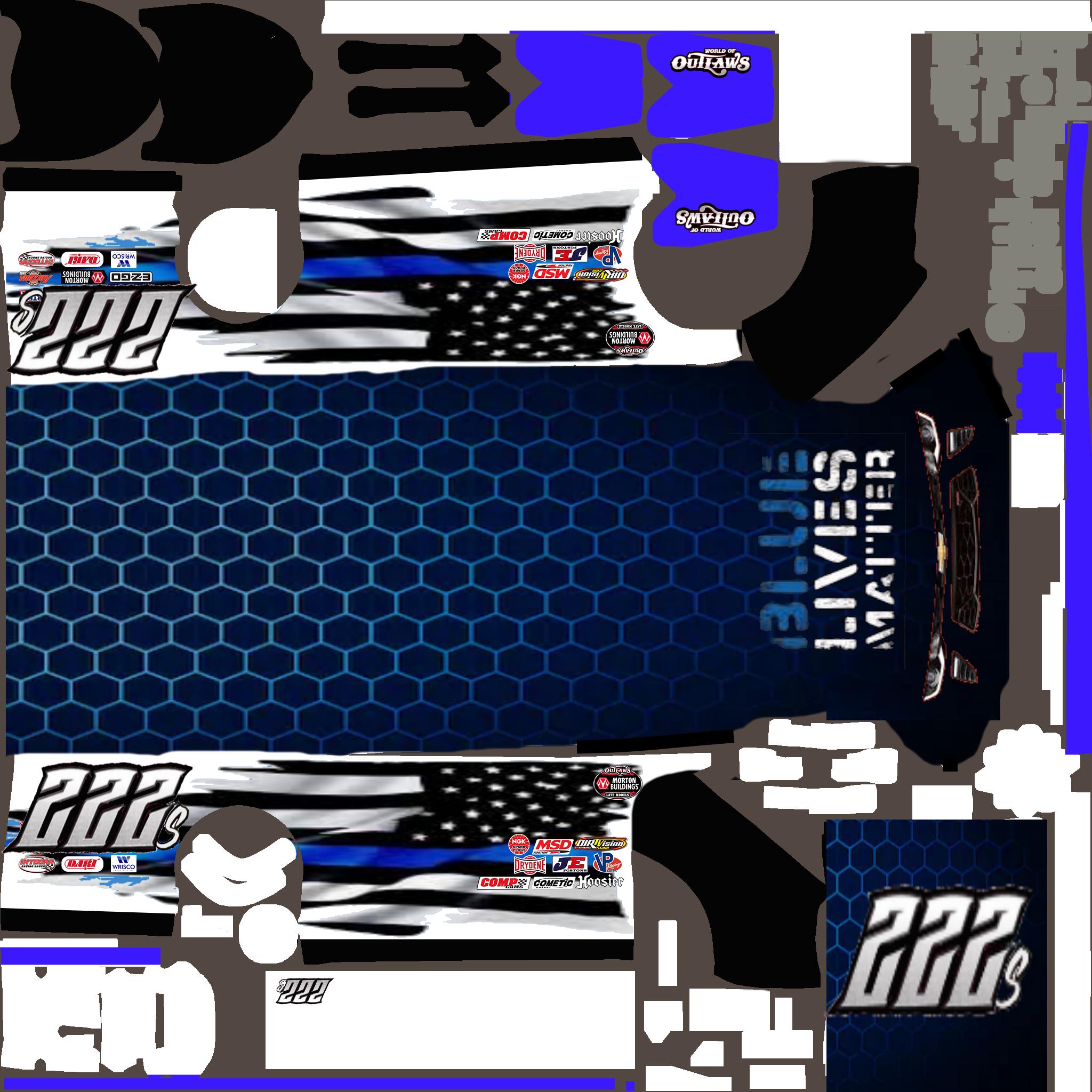 Thin Blue Line 222 by Greg Sweet2 - Trading Paints
