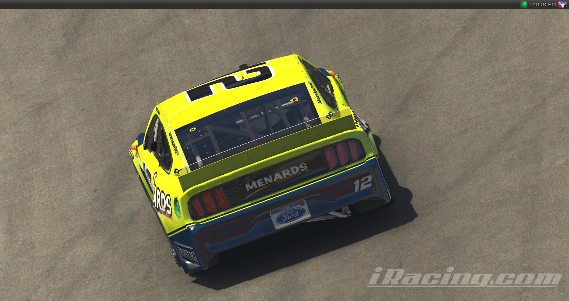 Ryan Blaney #12 Maytag/Menards 2020 NASCAR Cup Series With Custom ...