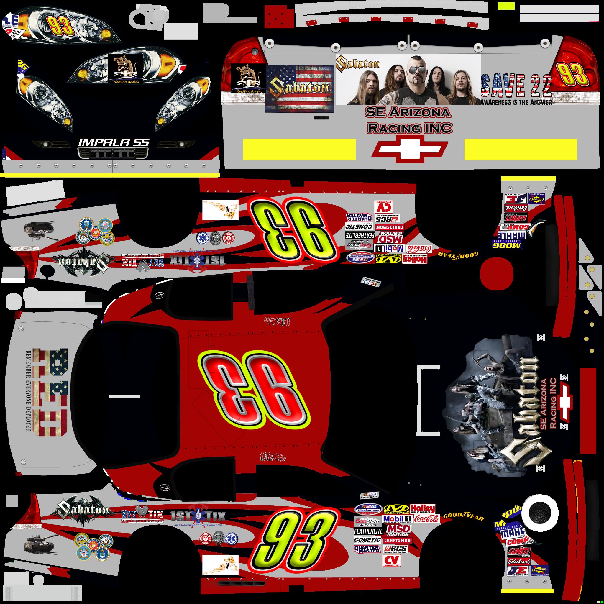 Chevrolet Impala SS Class BSabaton#93 by William Fink - Trading Paints