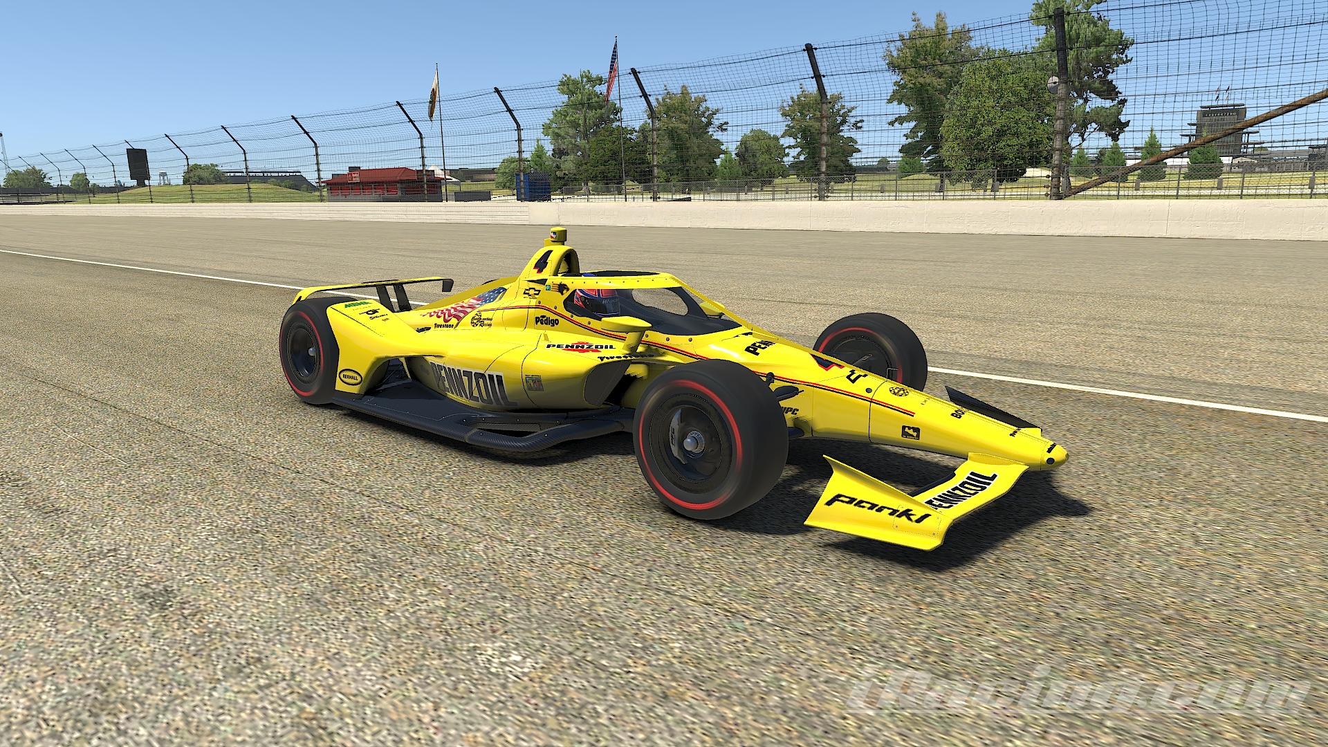 Sam Hornish 2002 Panther Racing American Flag Inspired Dallara IR-18 by ...