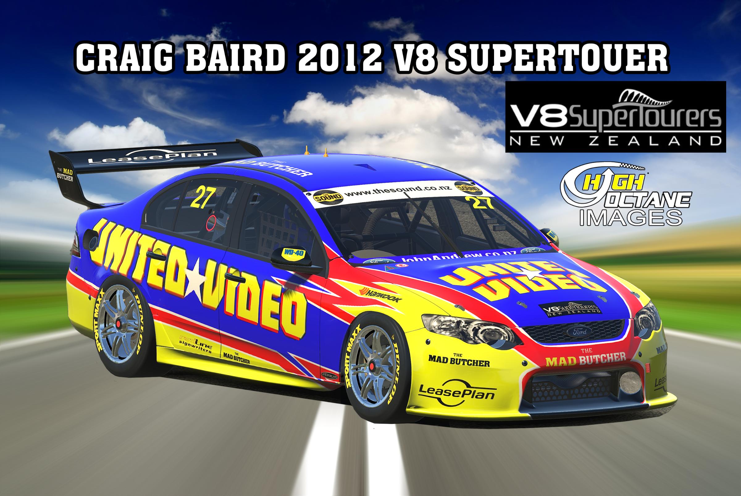 Craig Baird 2012 V8 Supertourer by Matt Heywood - Trading Paints