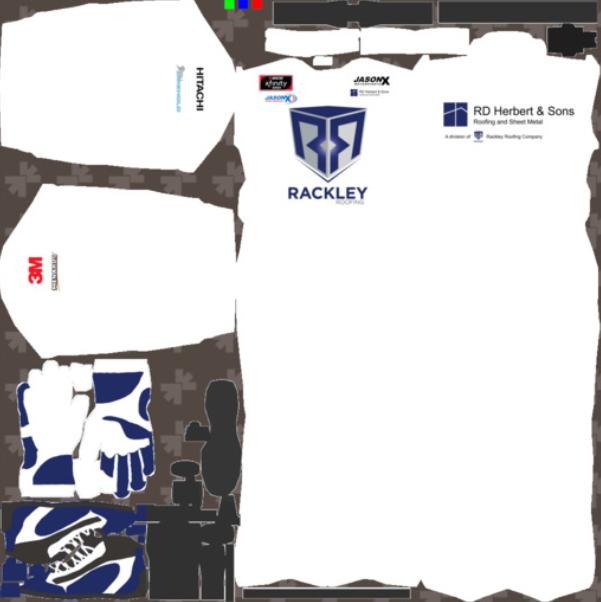 Rackley Roofing Suit (Xfinity Series) by Jay Blankman - Trading Paints