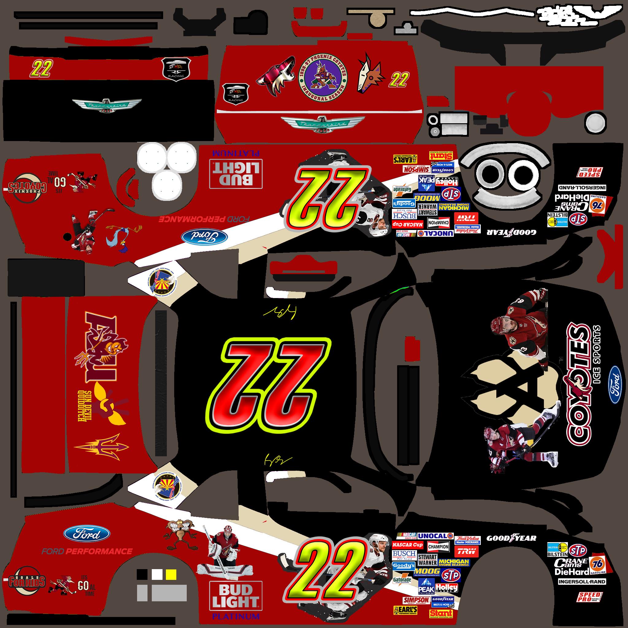 Ford Thunderbird 1987RSRacing by William Fink - Trading Paints