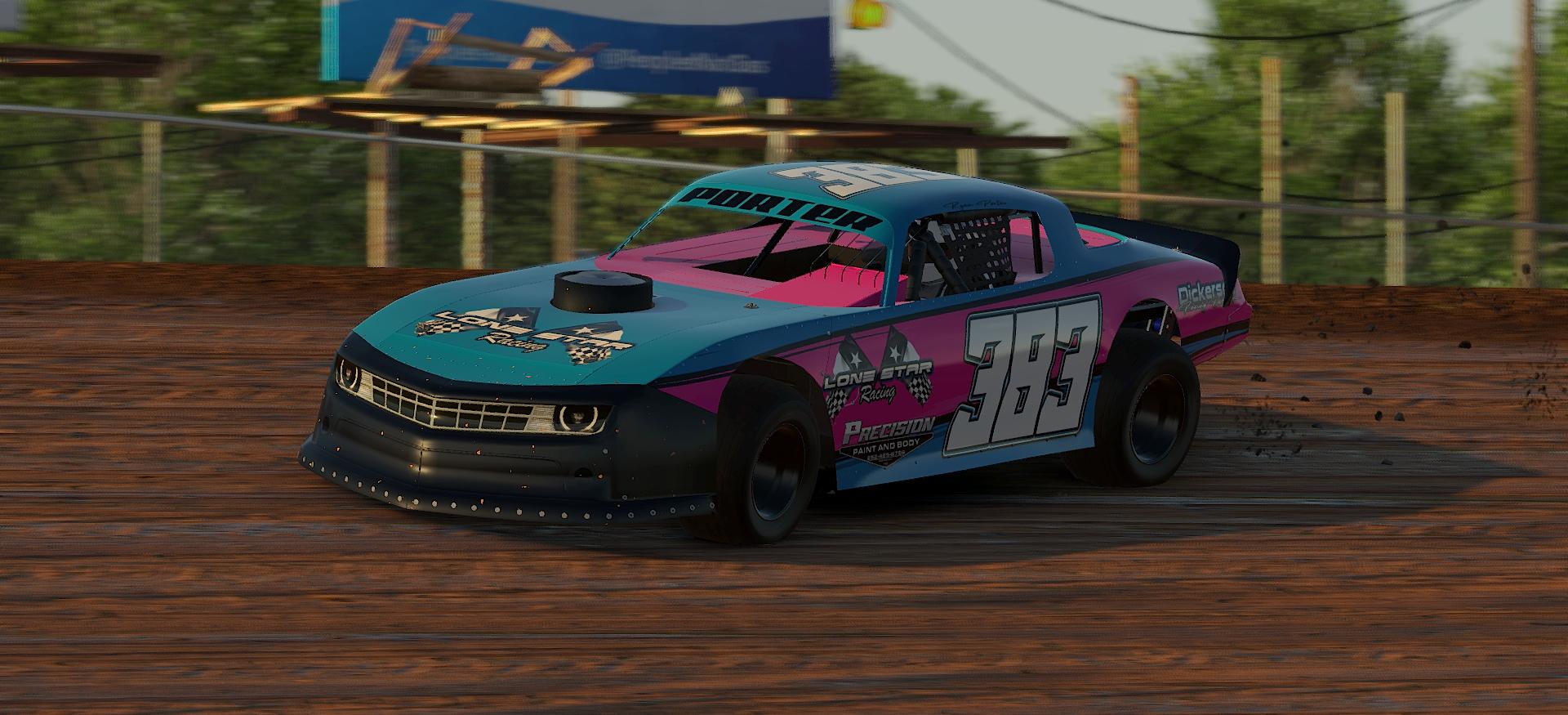 Ryan Porter Pink and Blue by Dylan Dickerson - Trading Paints