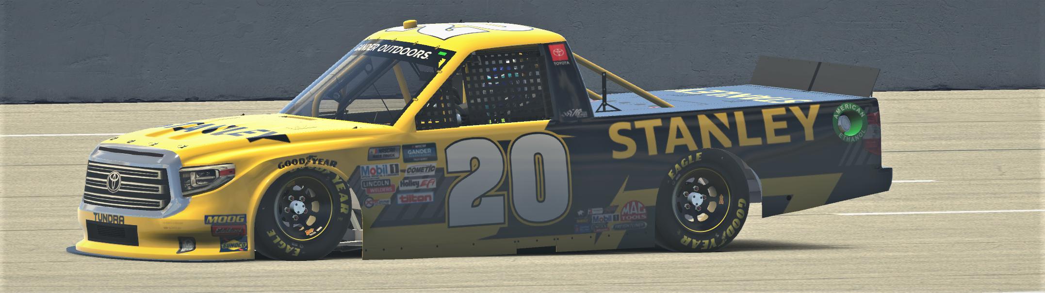 Erik Jones 2020 Stanley Tundra. by Todd Ressler - Trading Paints
