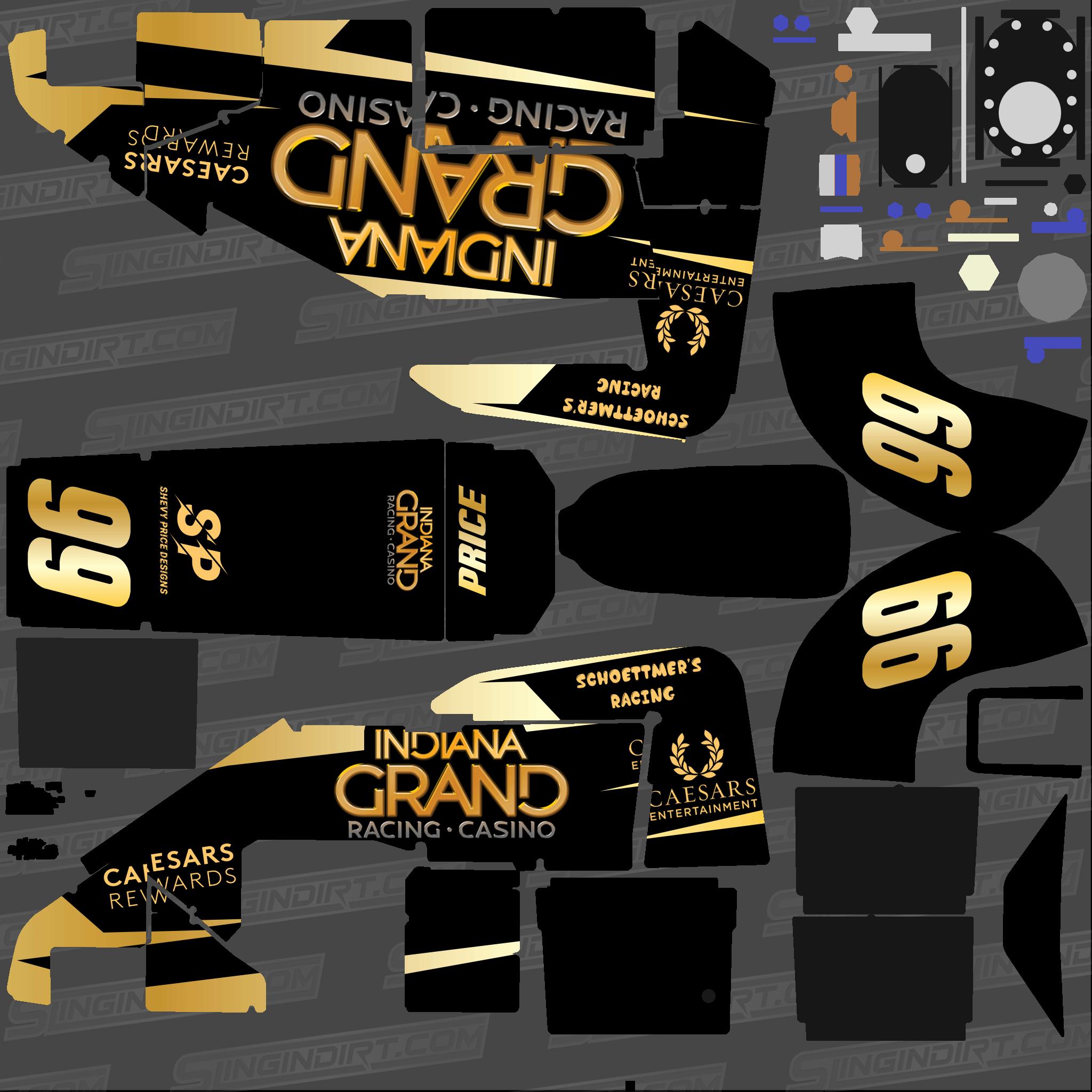 Shevy Price - Indiana Grand Racing & Casino concept #99 Dirt Midget by ...