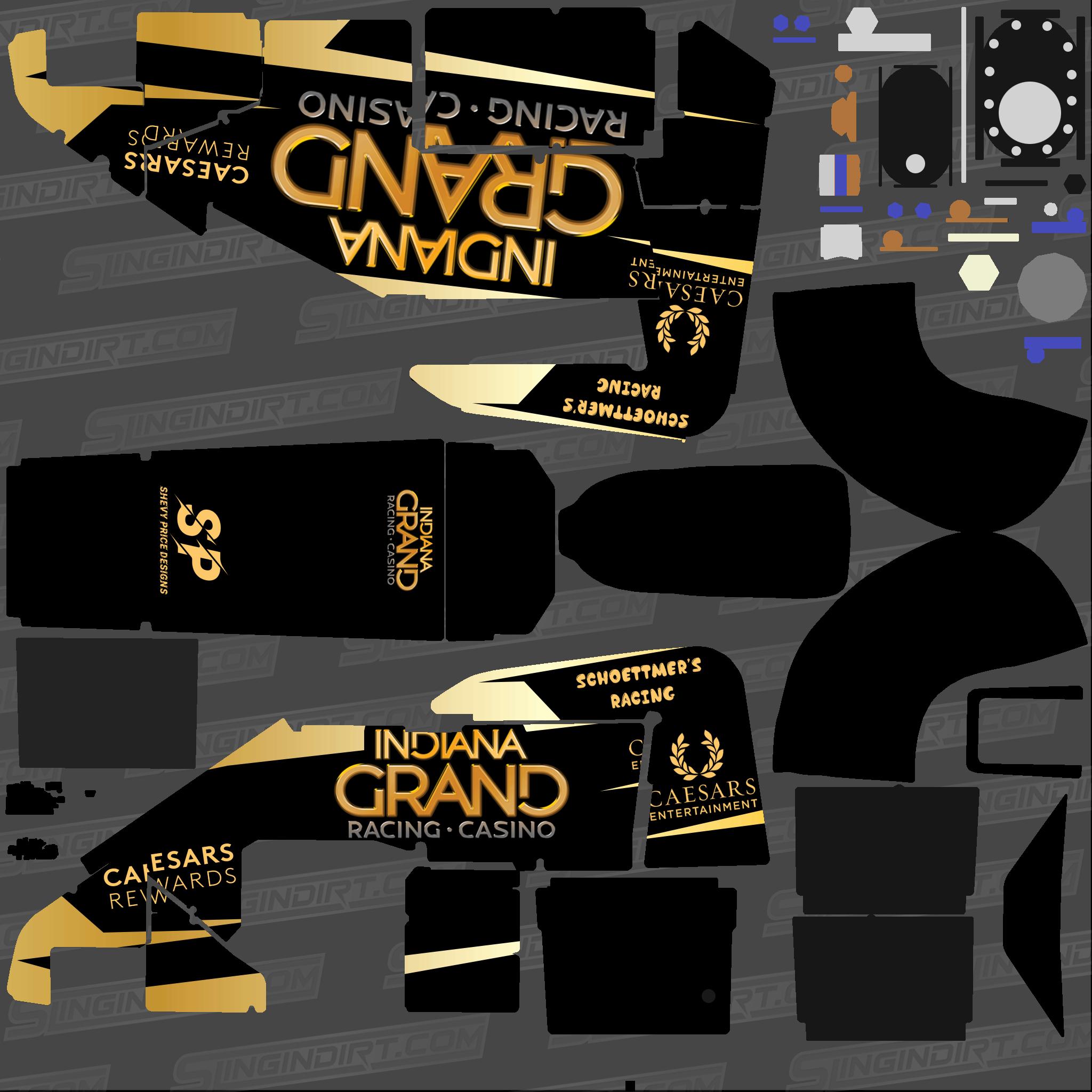 Indiana Grand Racing & Casino concept Dirt Midget (NO NUMBER) by Shevy ...