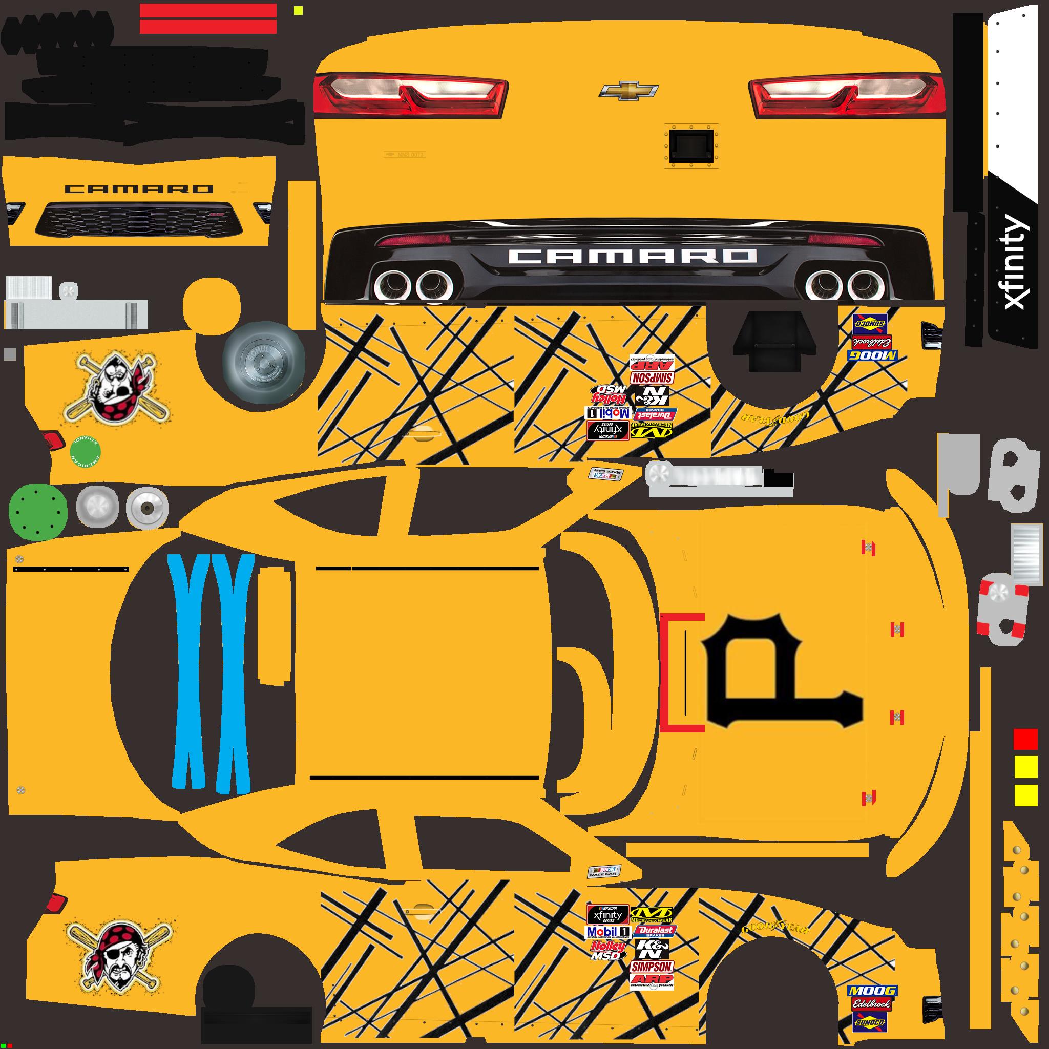 Pirates Class B scheme by Robert Knochel - Trading Paints