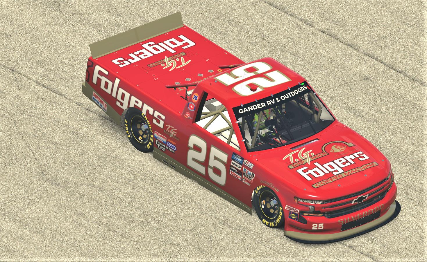 Tim Richmond Folgers Silverado.V-2 by Todd Ressler - Trading Paints