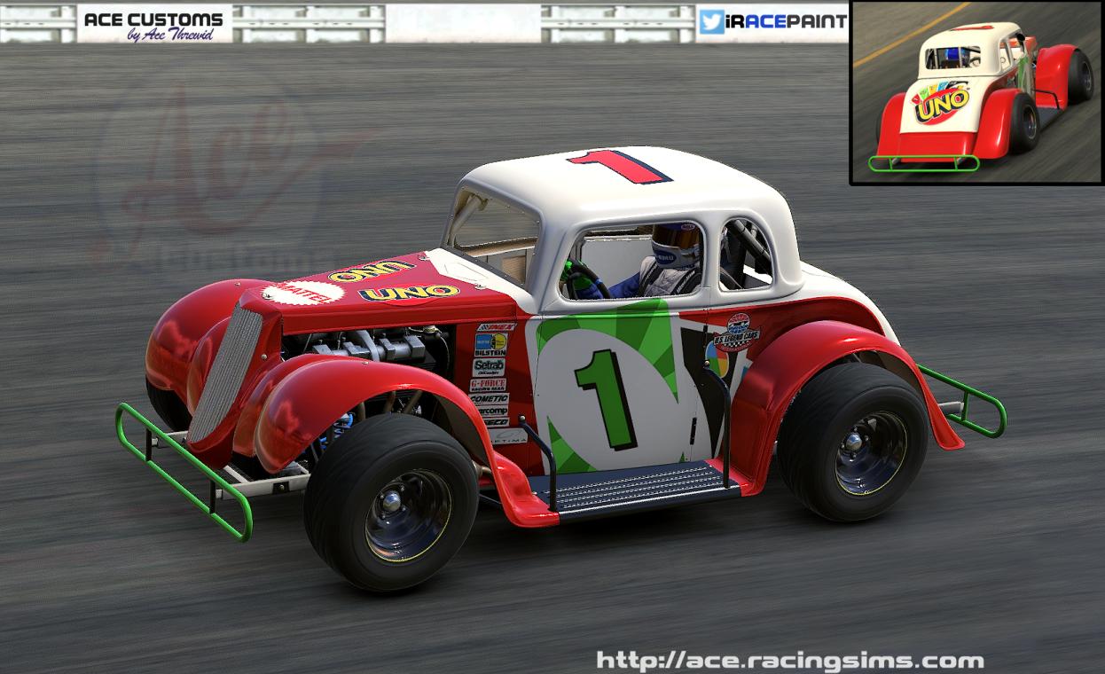 #1 - UNO Card Game by Mattel - Legends Ford Coupe - Ace Custom by Ace ...