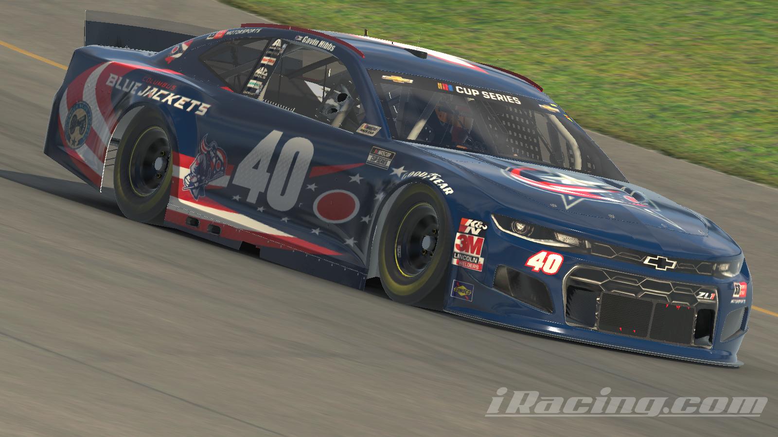 Columbus Blue Jackets Personal Car by Gavin Hibbs2 - Trading Paints