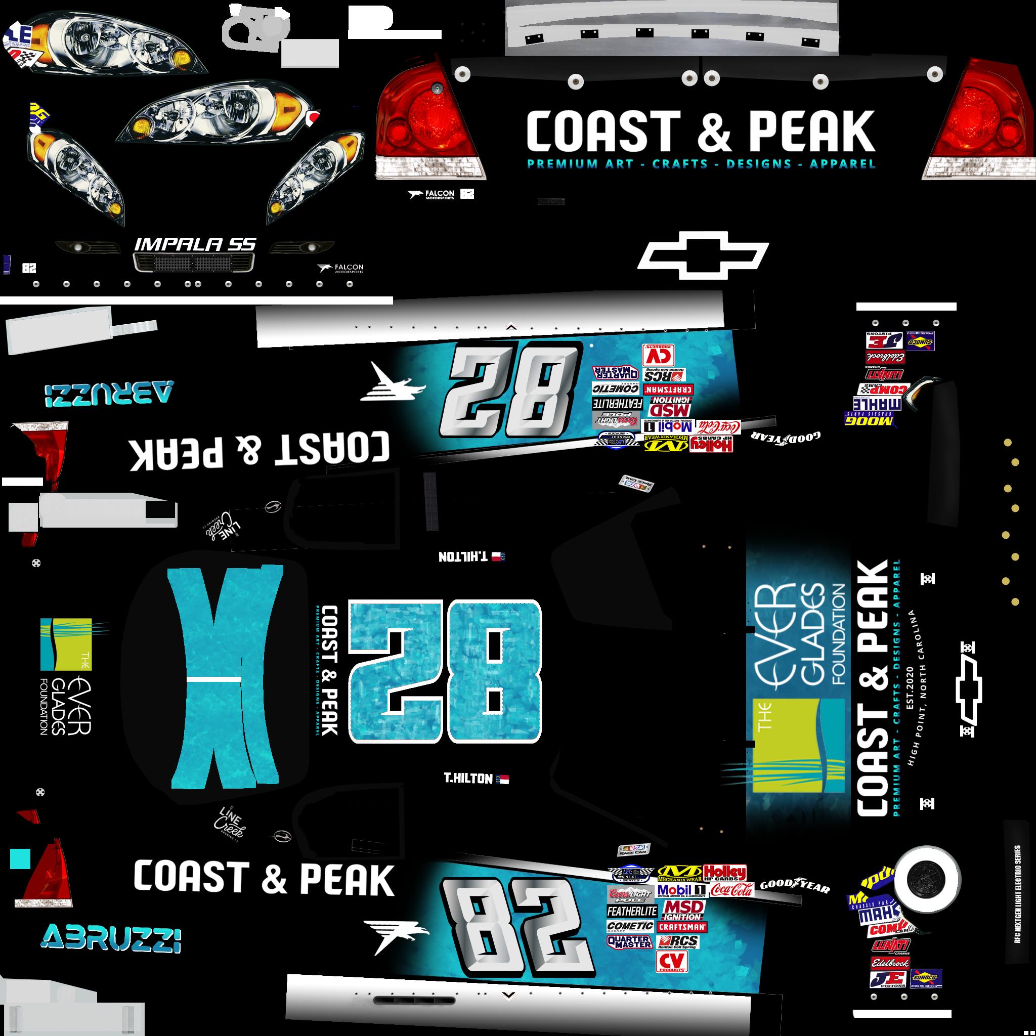 Hilton - Coast & Peak Everglades Foundation Car by Tyler Hilton ...