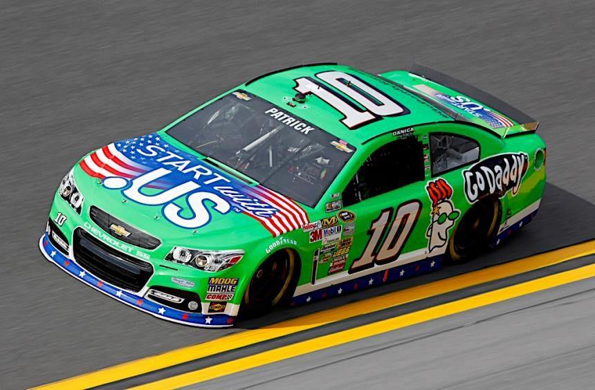 Danica Patrick GoDaddy patriotic by Robert Dorman - Trading Paints