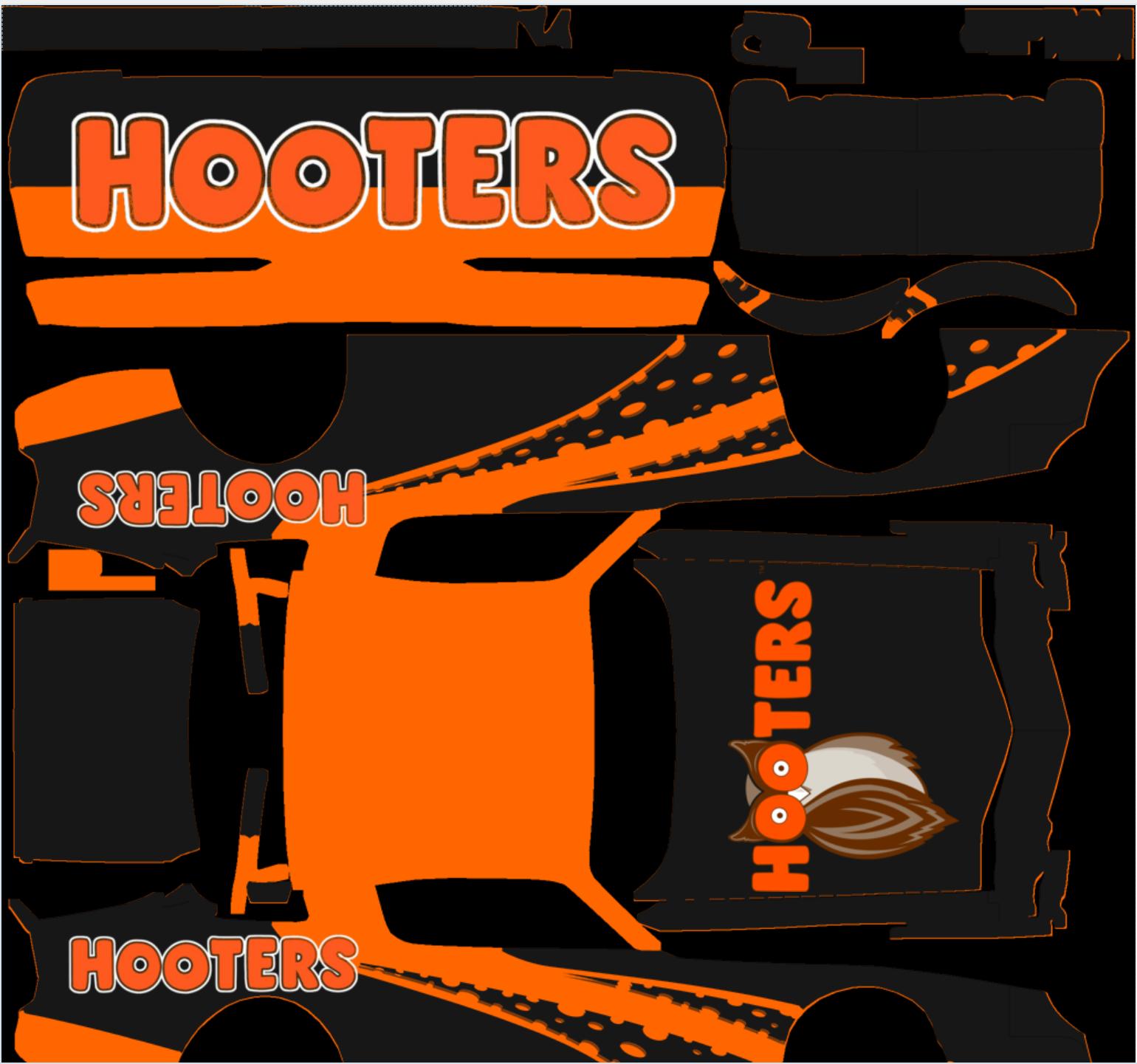 Hooters Street Stock Paint Scheme by Andrew P. - Trading Paints
