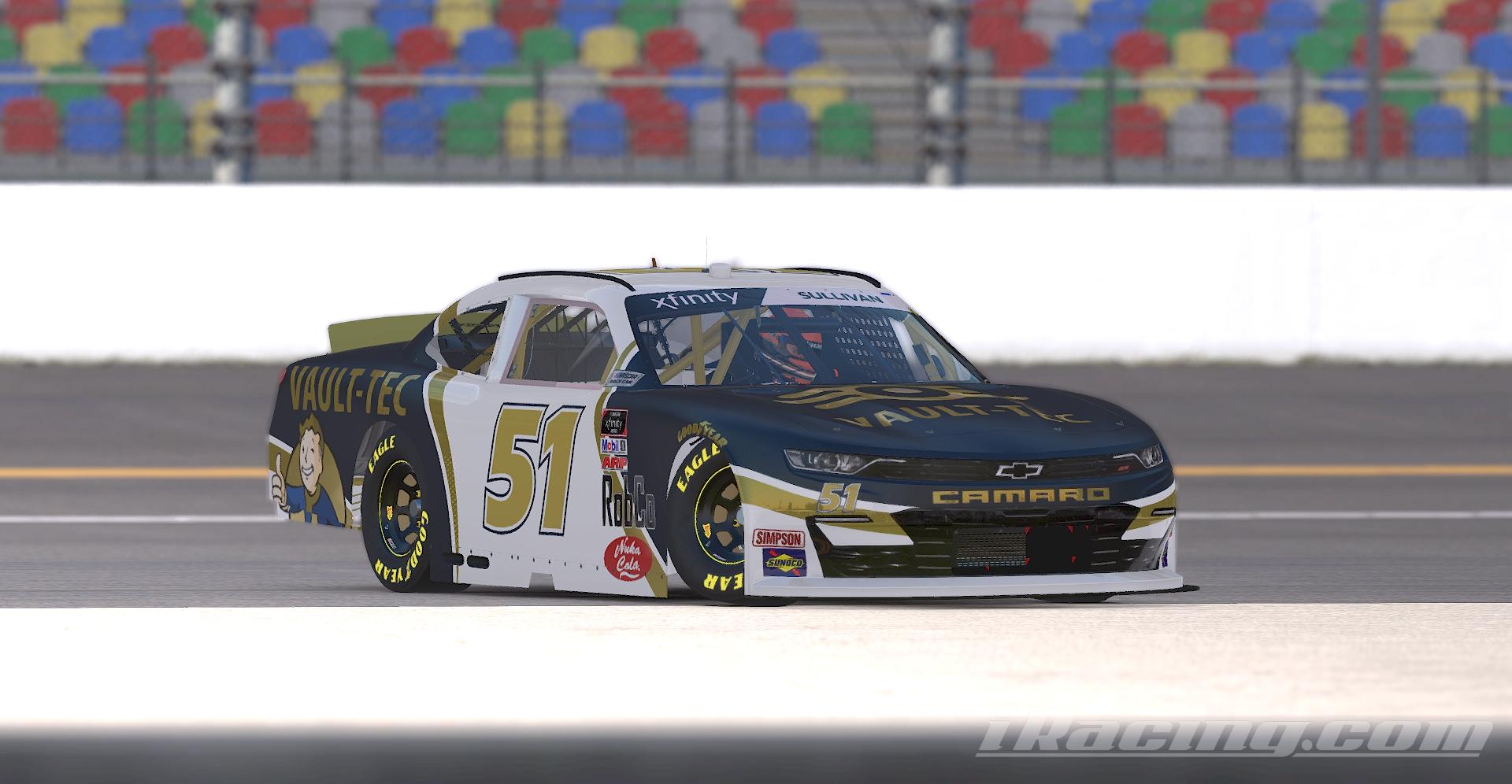 Xfinity Series Vault Tec Camaro by Zachary Sullivan - Trading Paints