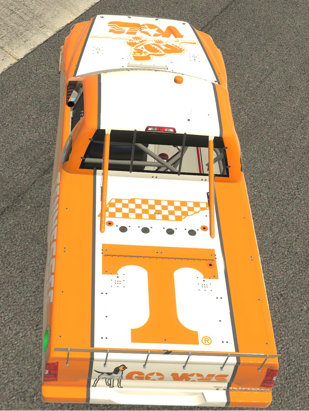 Tennessee Volunteers Toyota Tundra Truck by Tracy Powers - Trading Paints