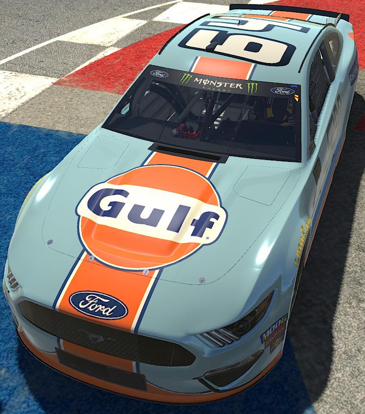 Gulf Racing Ford Mustang by Brandon Dollar - Trading Paints