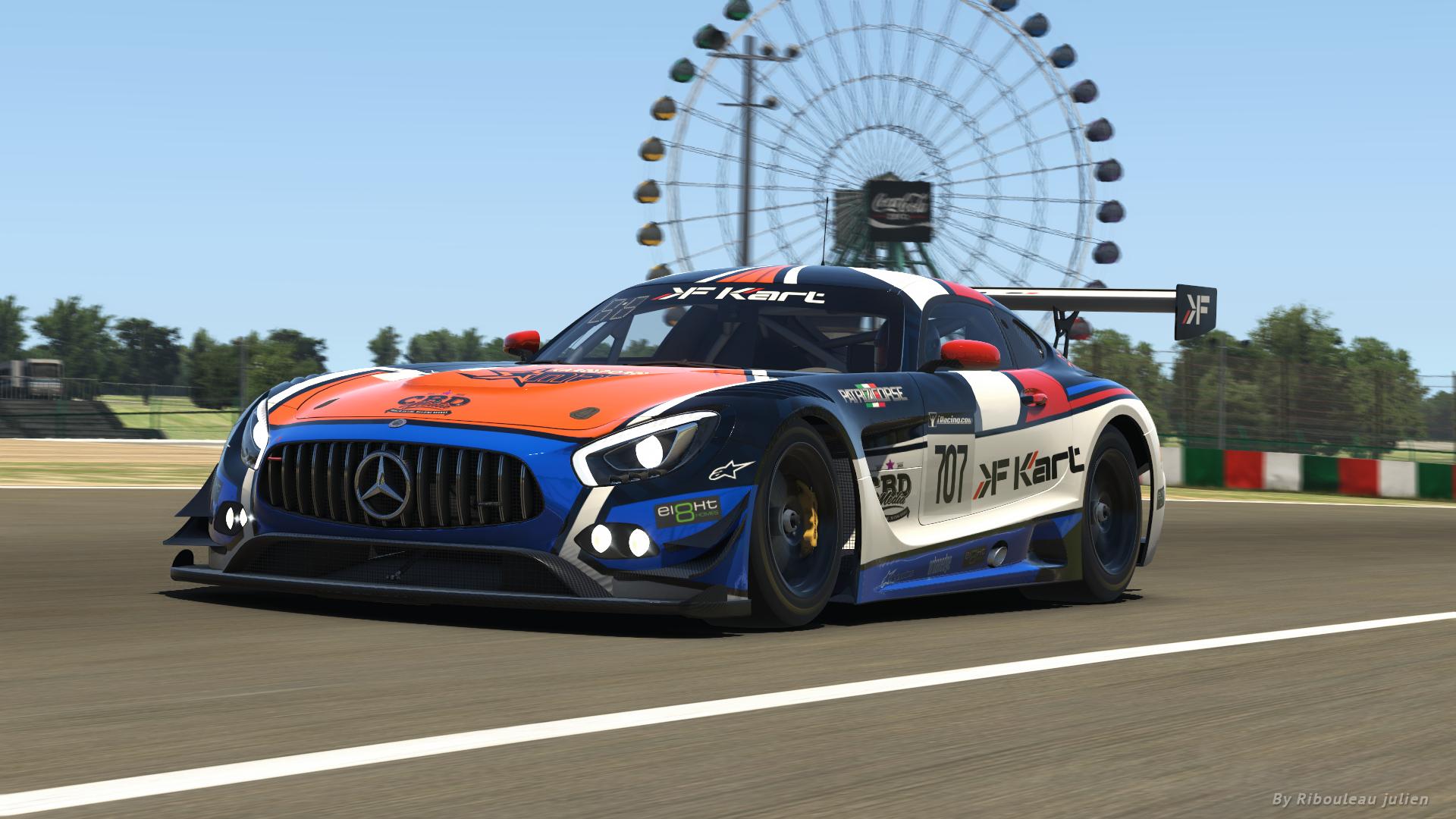 Mercedes AMG GT3 - KF Kart by Julien Ribouleau - Trading Paints