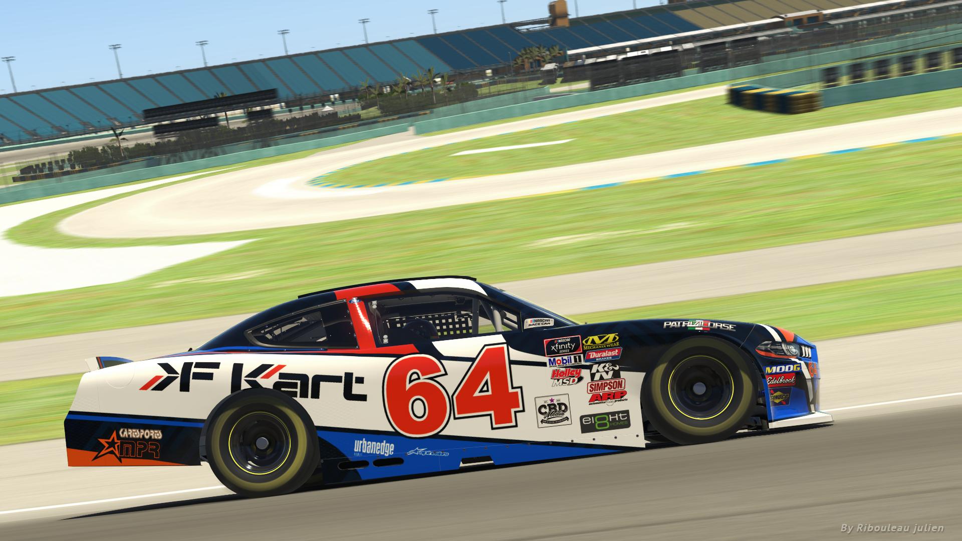 Xfinity Mustang - KF Kart by Julien Ribouleau - Trading Paints