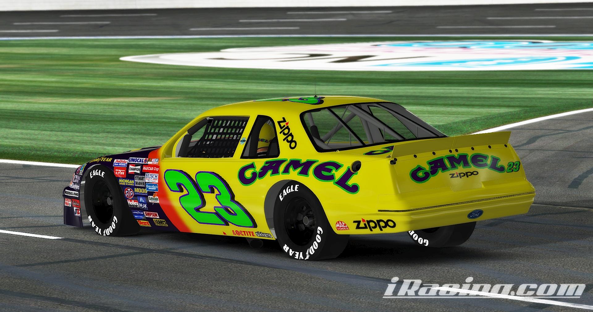 Jimmy Spencer Camel Ford Custom Number by Trent Williams - Trading Paints