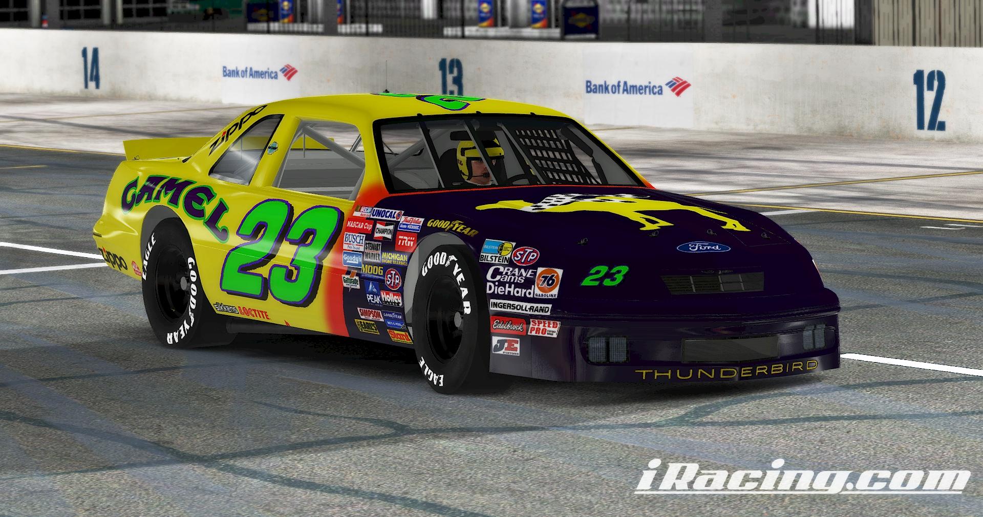 Jimmy Spencer Camel Ford Custom Number by Trent Williams - Trading Paints