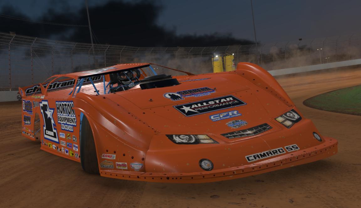 CHUBZILLA ORANGE CAR W/# by Byron Morris - Trading Paints