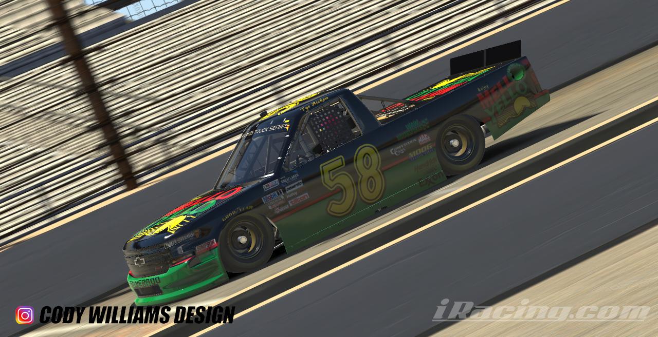 Tye Aickens Mellow yellow throwback! by Cody G Williams - Trading Paints