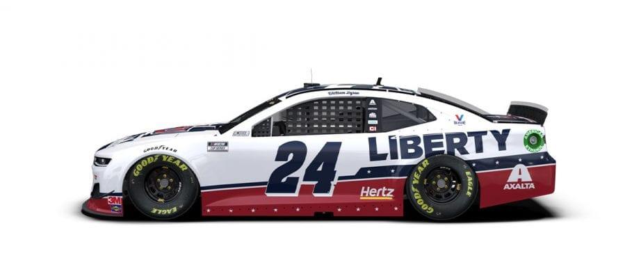 William Byron #24 Liberty University Throwback 2020 NASCAR Cup Series ...