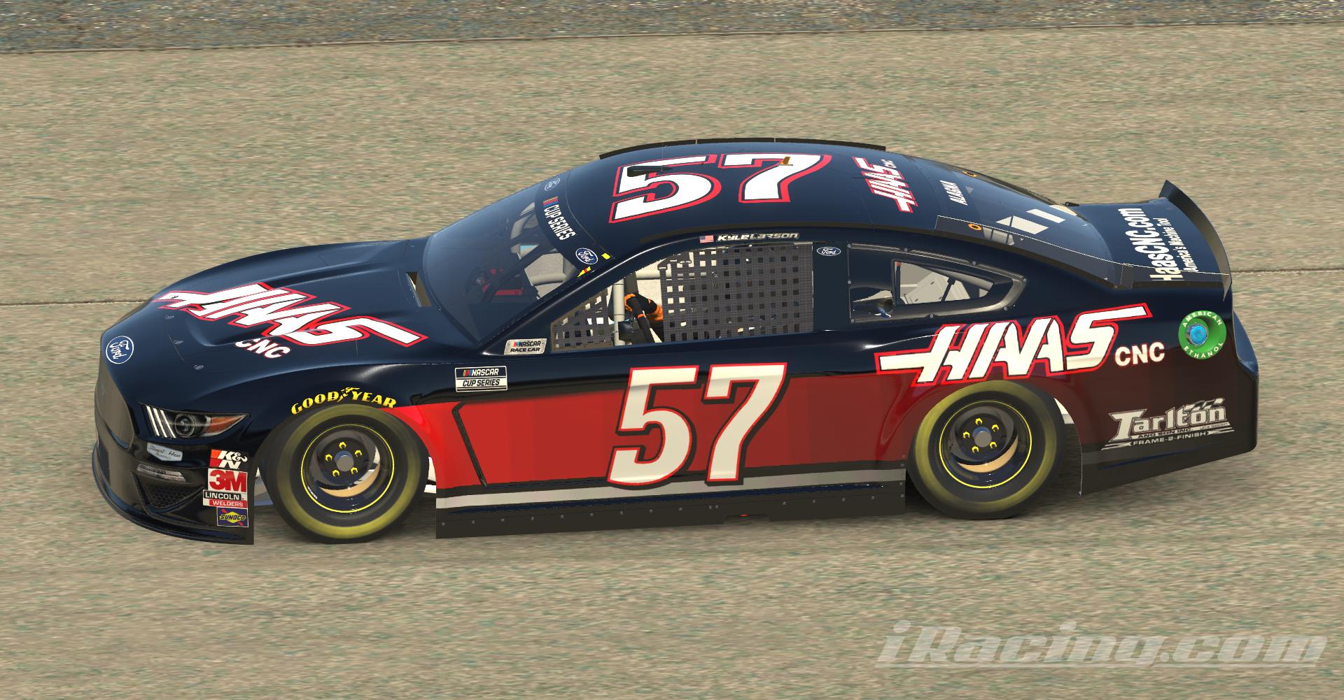 Kyle Larson *FICTIONAL* 2021 #57 HAAS Ford Mustang by Jimmy Alagna ...