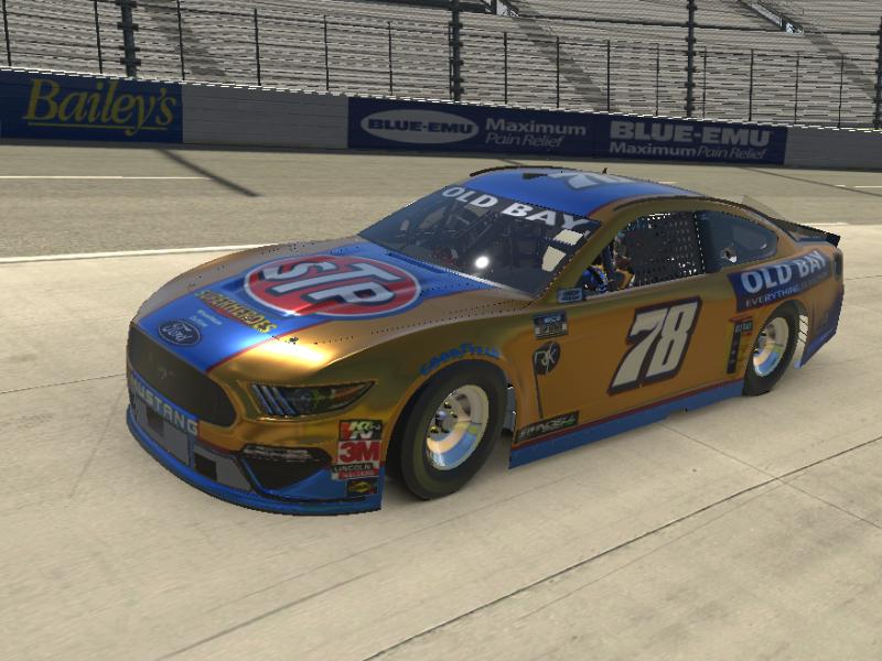 OldBay/STP Cup Mustang by Ron Klym - Trading Paints