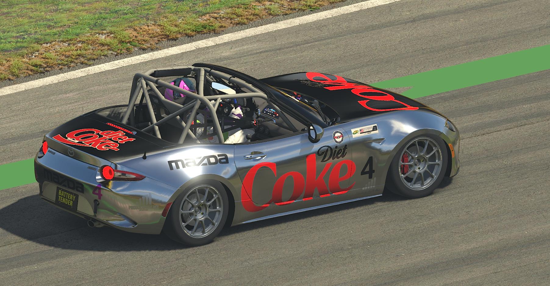 Diet Coke Mazda MX-5 by Ben Westlake - Trading Paints