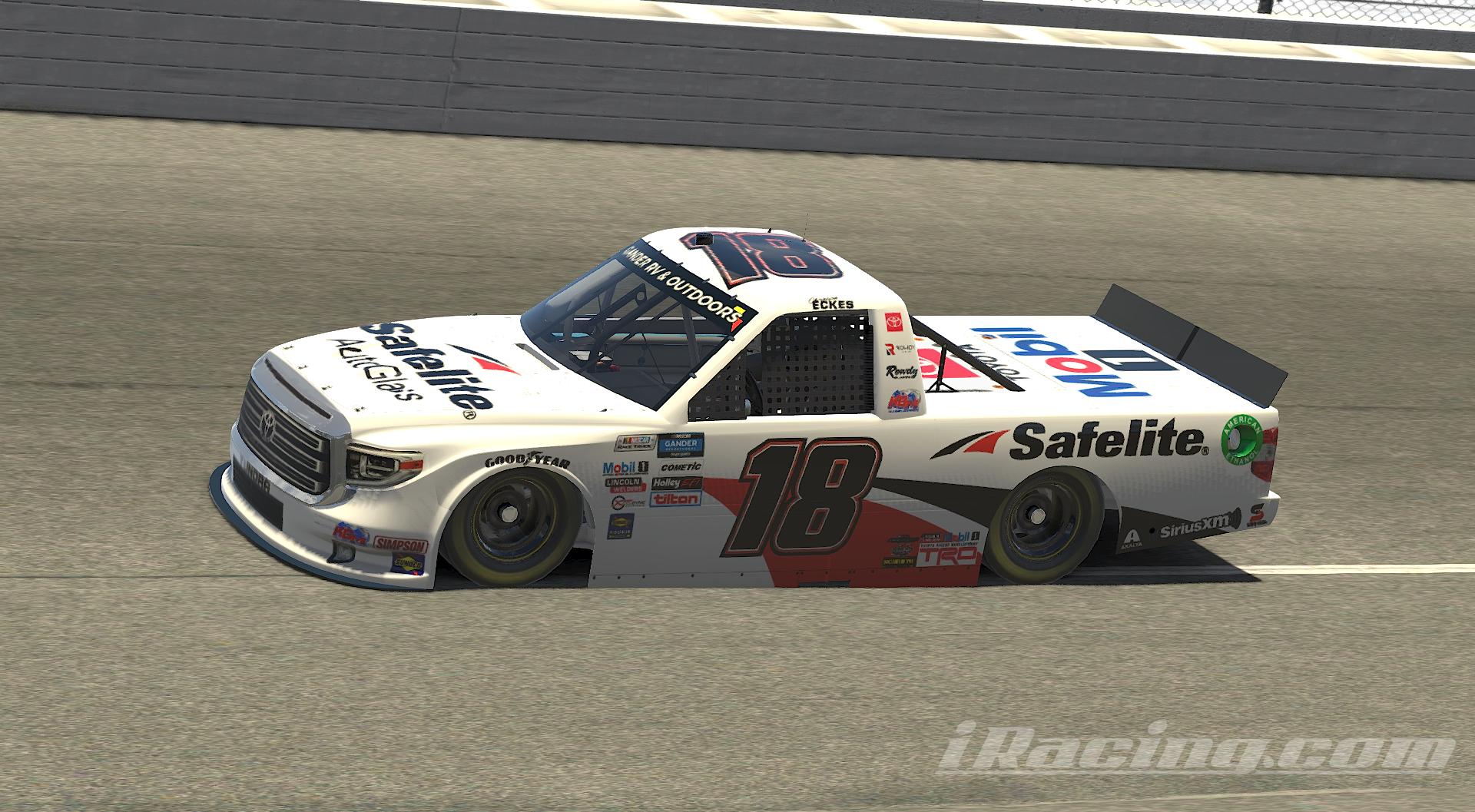 2020 Christian Eckes Safelite Throwback (With Number) by Joseph Madigan ...