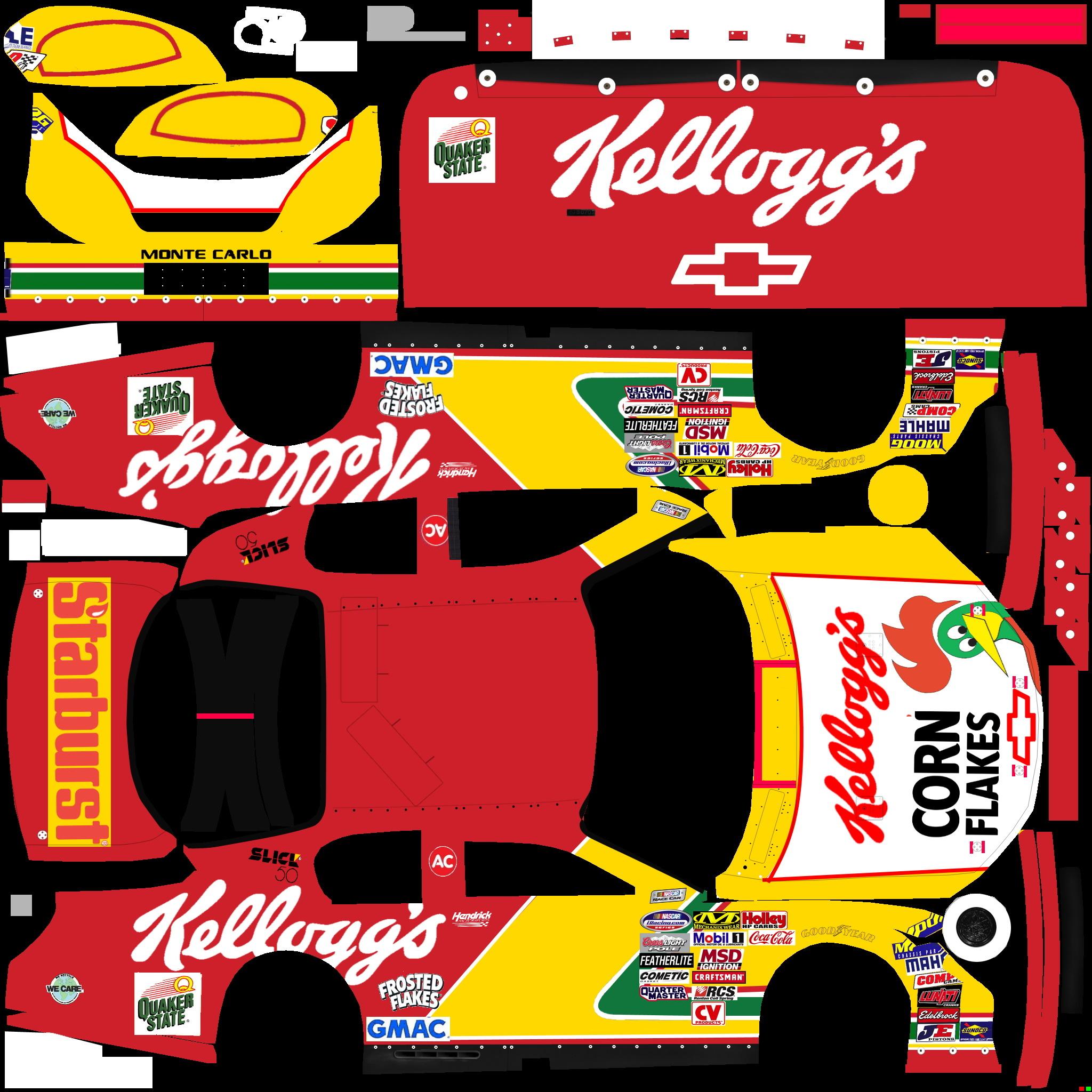 1996 Terry Labonte Arca by Michael Coulter J. - Trading Paints