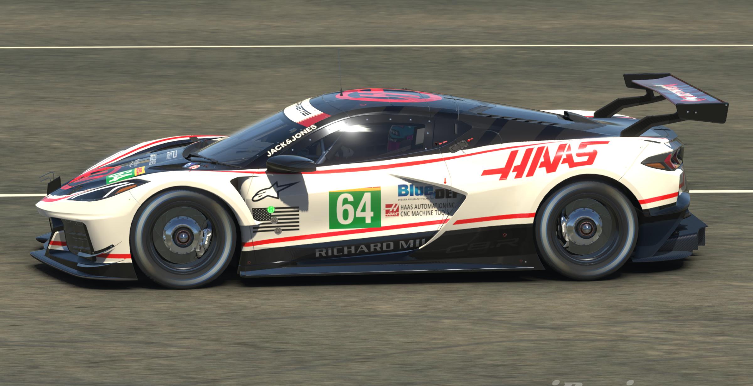 Haas F1 Corvette C8R GTE by Chris H. - Trading Paints