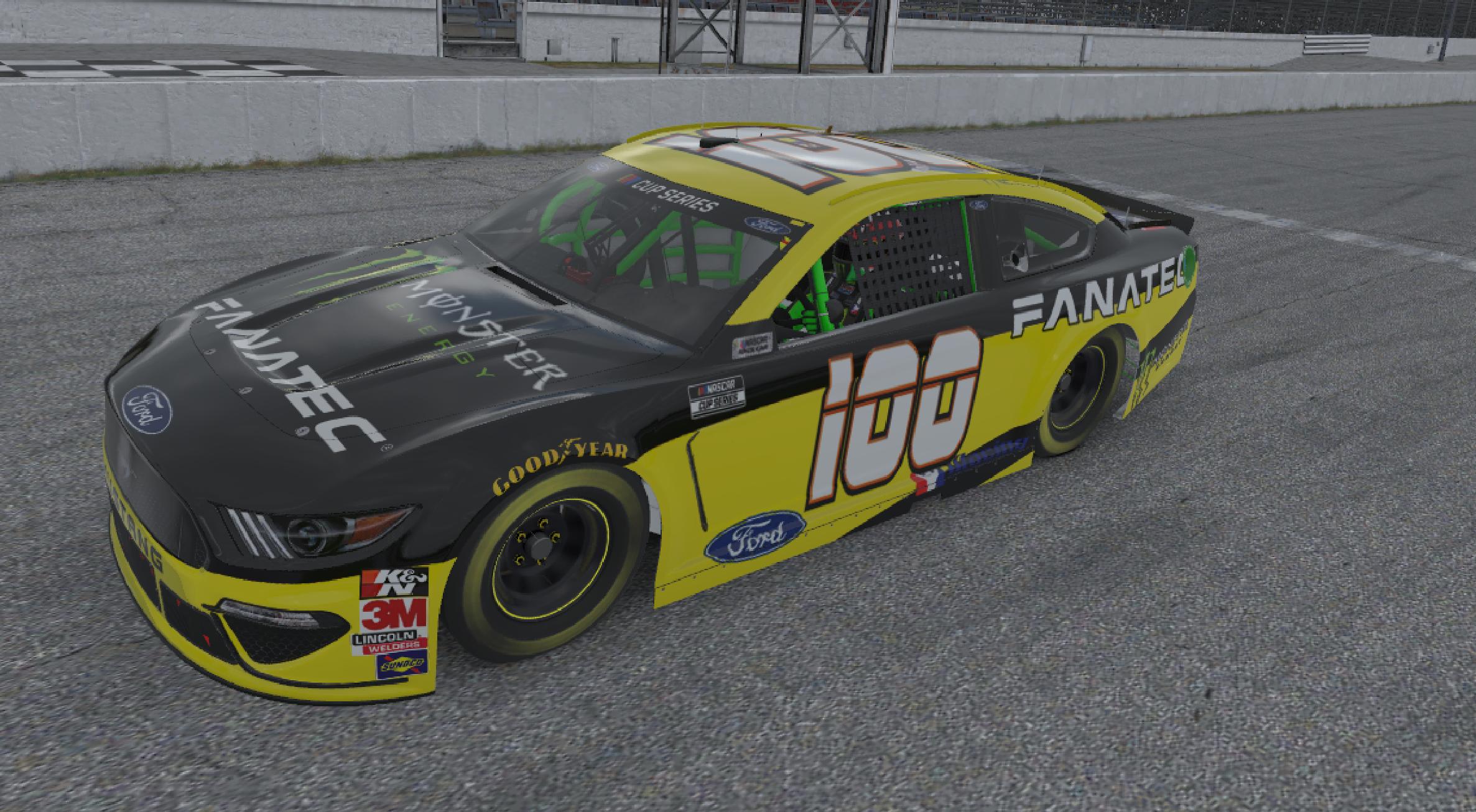 Ford Mustang Gen 6 Black Yellow by Jason J Warren - Trading Paints