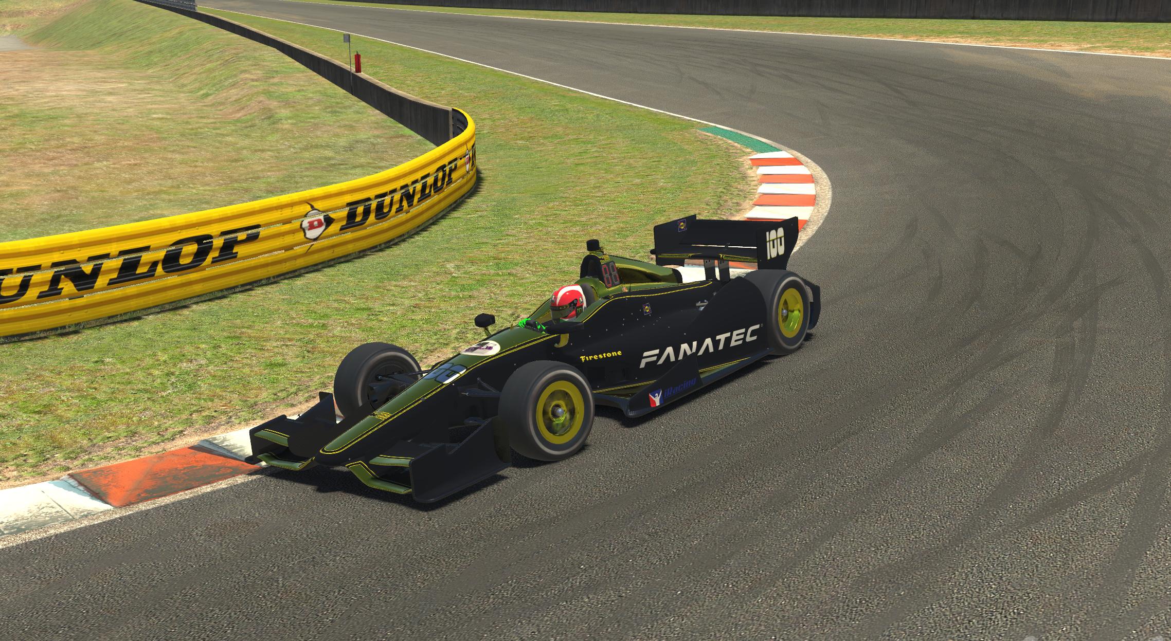 Indycar Dallara DW12 Black Yellow by Jason J Warren - Trading Paints