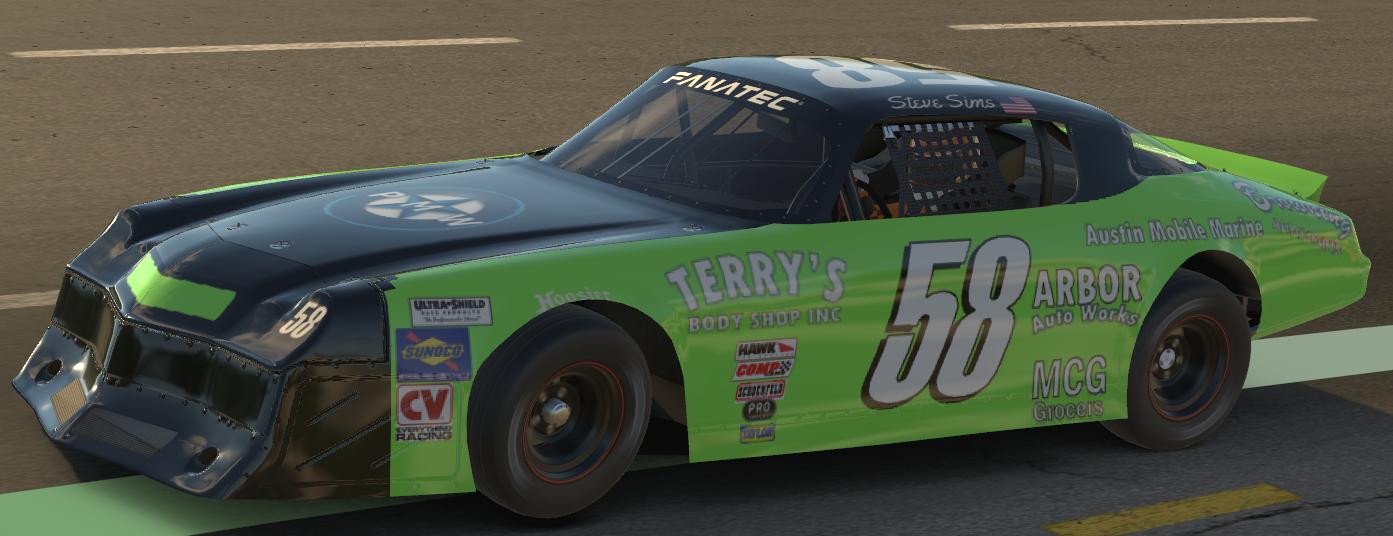 Steve Sims Tribute Car by Aaron Johnson14 - Trading Paints