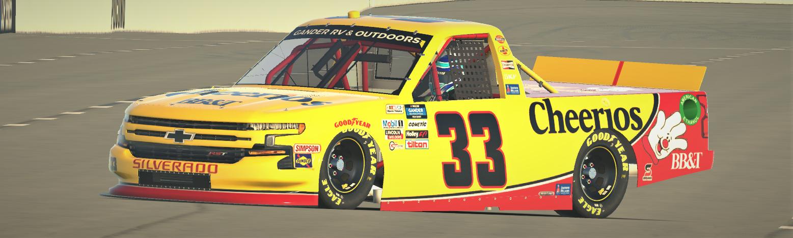 RCR - Clint Bowyer 2009 Cheerios Silverado by Todd Ressler - Trading Paints