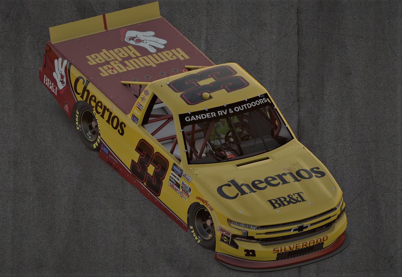 RCR - Clint Bowyer 2009 Cheerios Silverado by Todd Ressler - Trading Paints