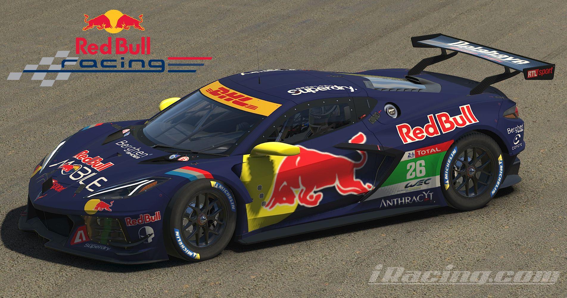 Corvette C8R Red Bull Mobile by Stephane Parent - Trading Paints