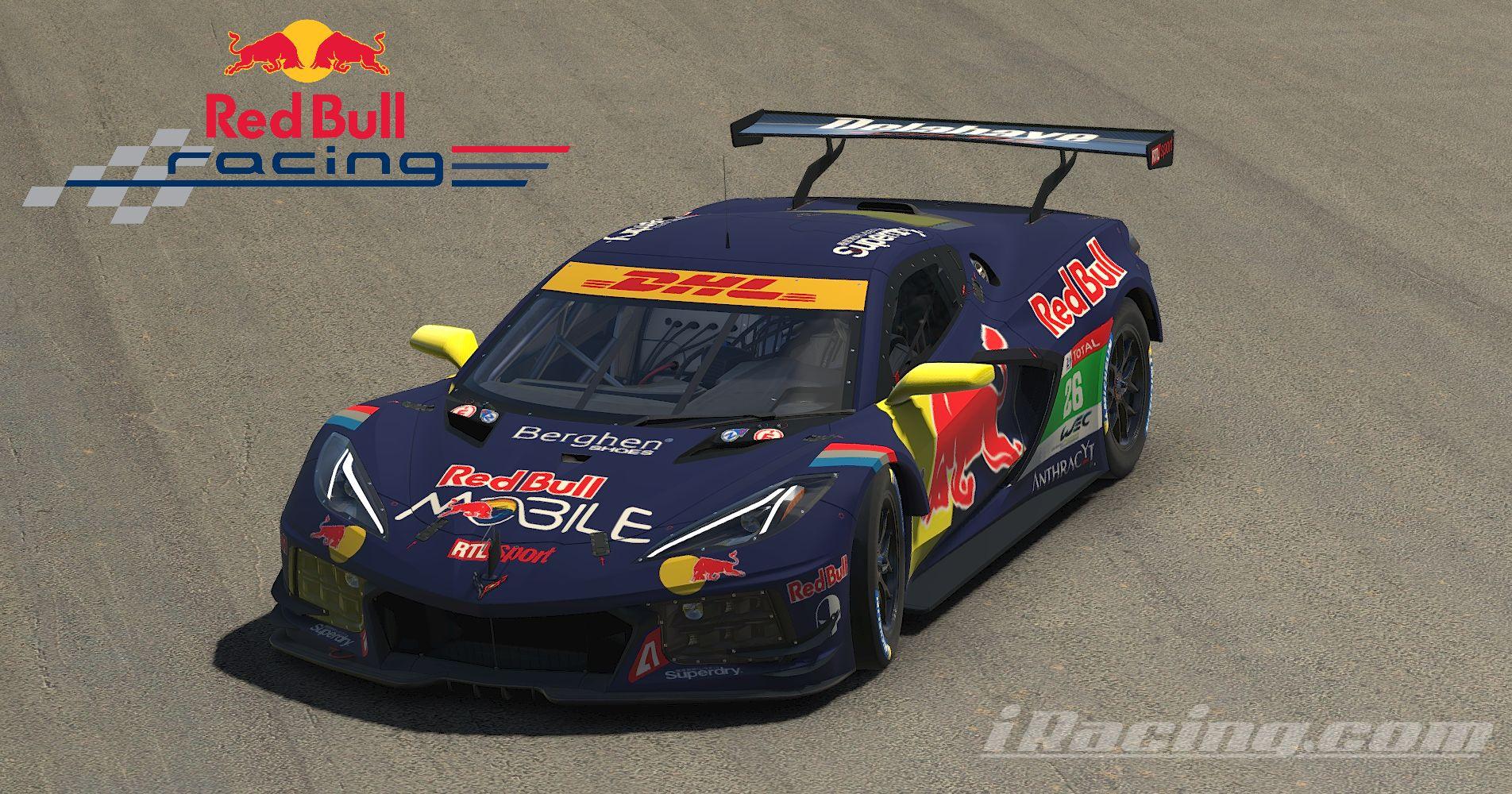 Corvette C8R Red Bull Mobile by Stephane Parent - Trading Paints