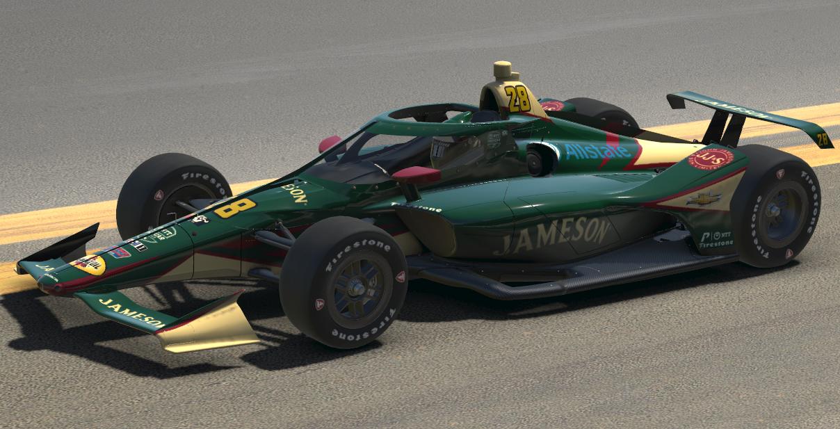 Indycar Dallara IR18 Jameson Concept by Jason Anderson11 - Trading Paints
