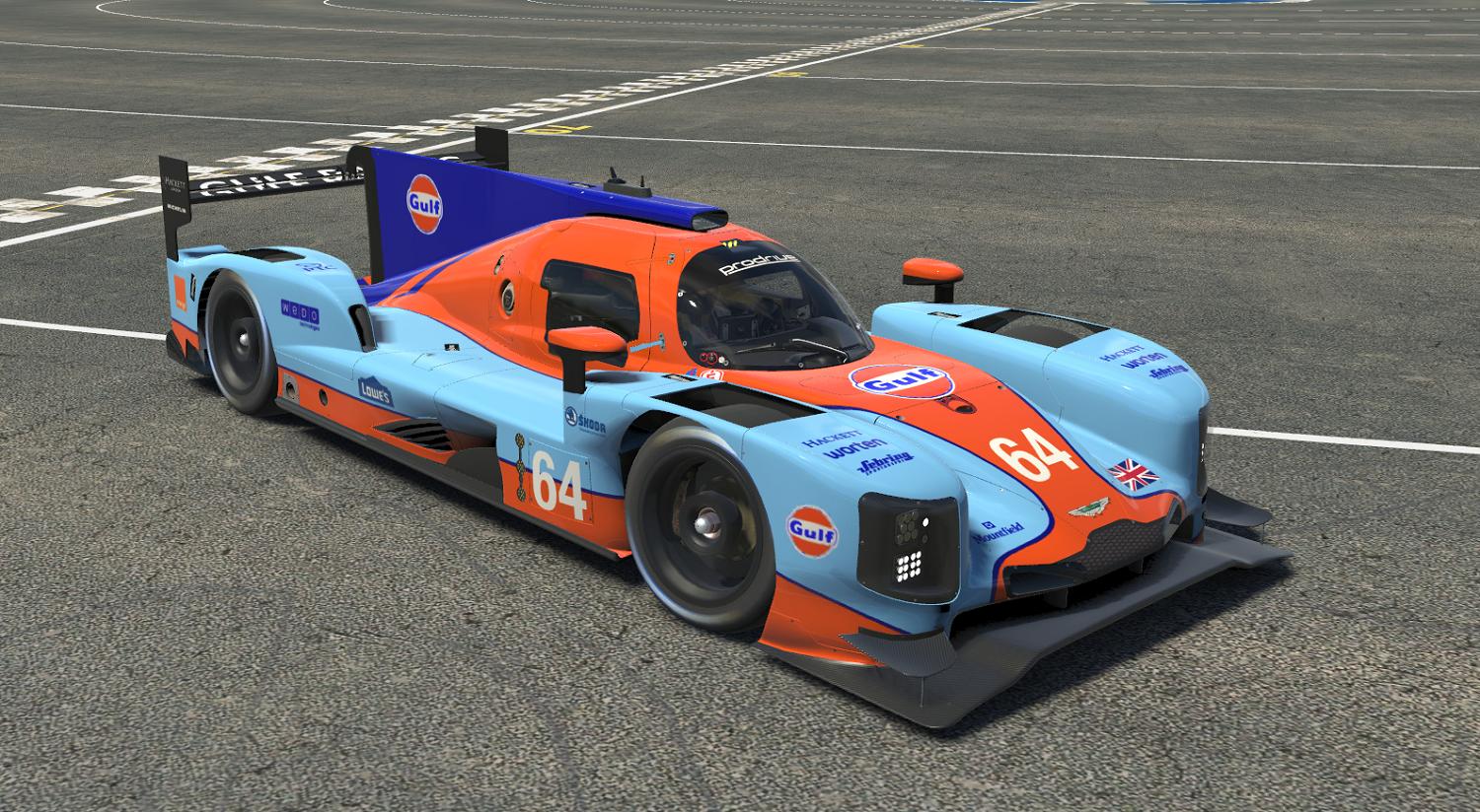 Gulf Aston Martin LMP (P217) by Bruce Funderburg - Trading Paints