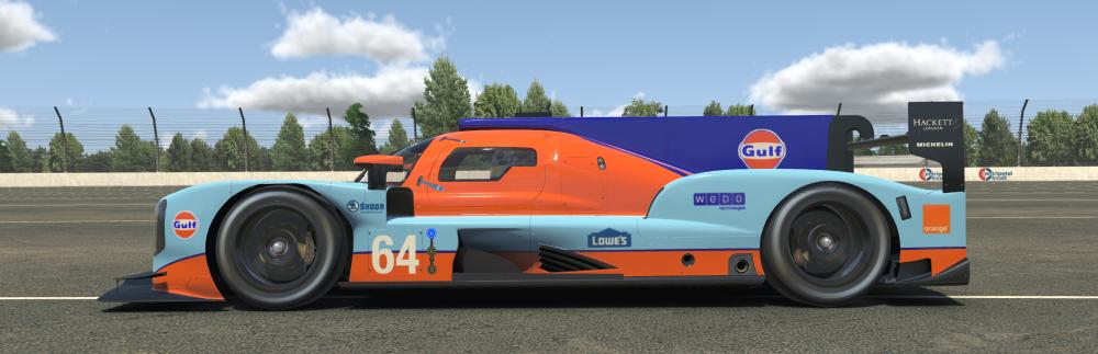 Gulf Aston Martin LMP (P217) by Bruce Funderburg - Trading Paints