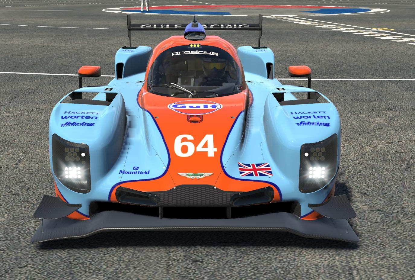 Gulf Aston Martin LMP (P217) by Bruce Funderburg - Trading Paints